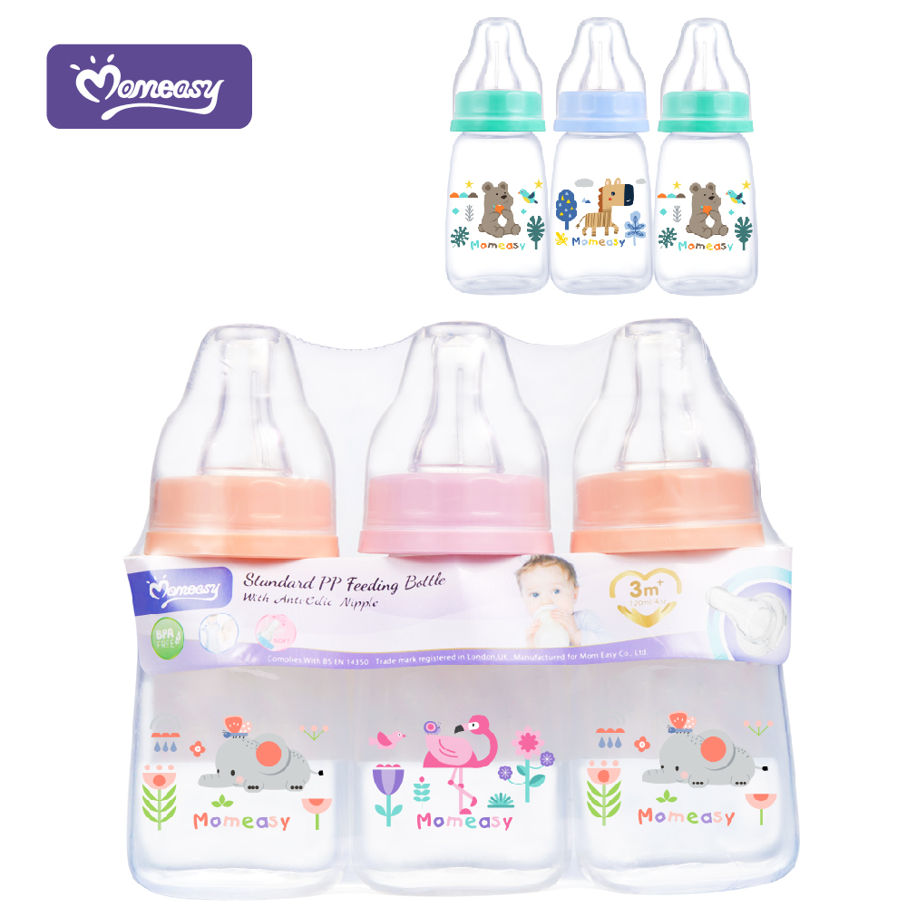 Momeasy 4oz/120ML Standard Feeding Bottle Set 44678